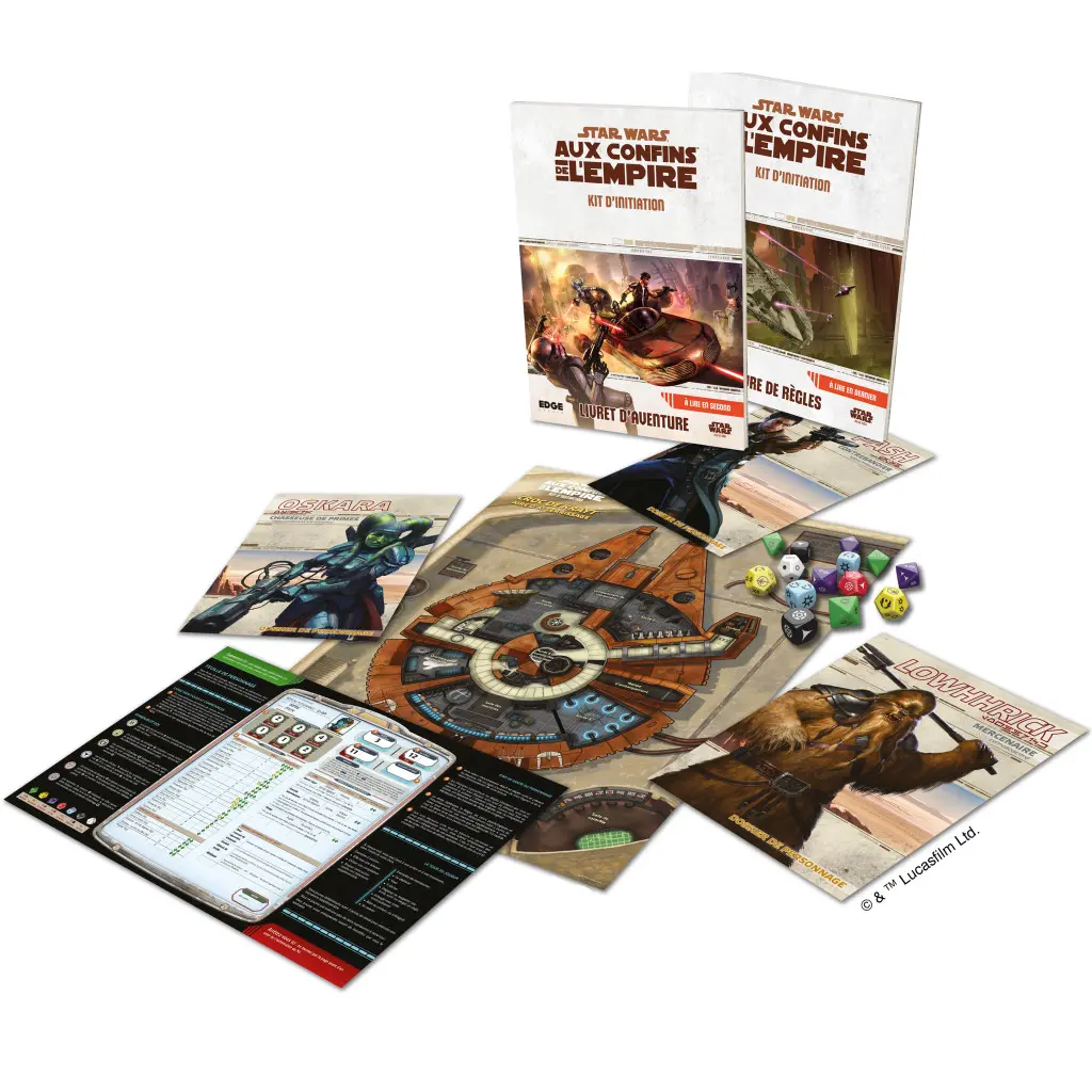 Star Wars Le Jeu de rôle : Kit d'Initiation "Aux Confins de l'Empire ...