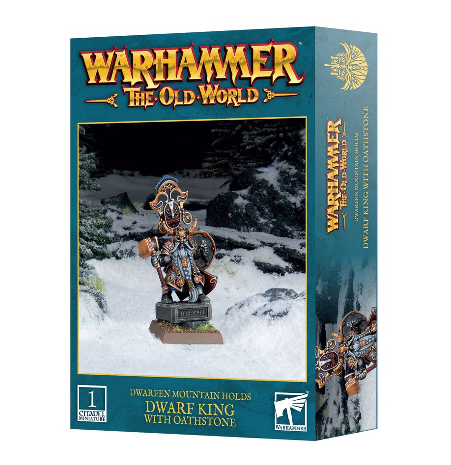 DWARFEN HOLDS: DWARF KING WITH OATHSTONE | Hobby2000 Modélisme