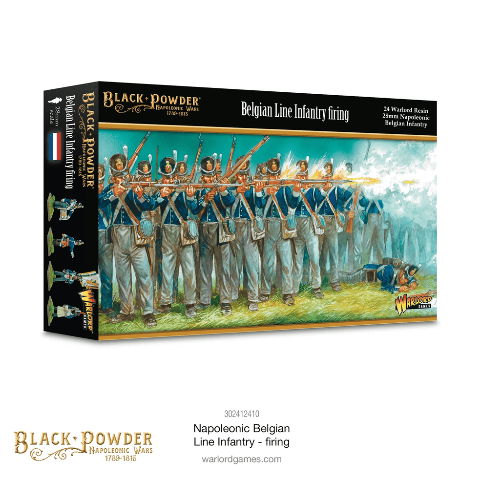 Black Powder : Belgian Line Infantry Firing | Hobby2000 Modélisme