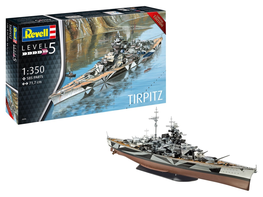 Revell : Tirpitz BattleShip German | Hobby2000 - Home
