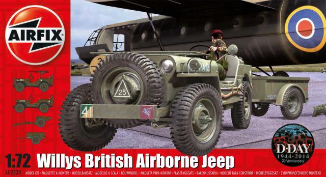 Airfix : Willys MB Jeep - British Airborne | Hobby2000 - Home