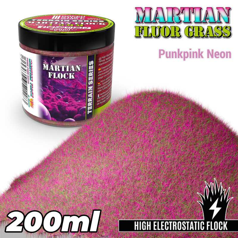 Green Stuff : Flocage Punk Pink Neon (200ml) │ 4-6mm Martian Flock ...
