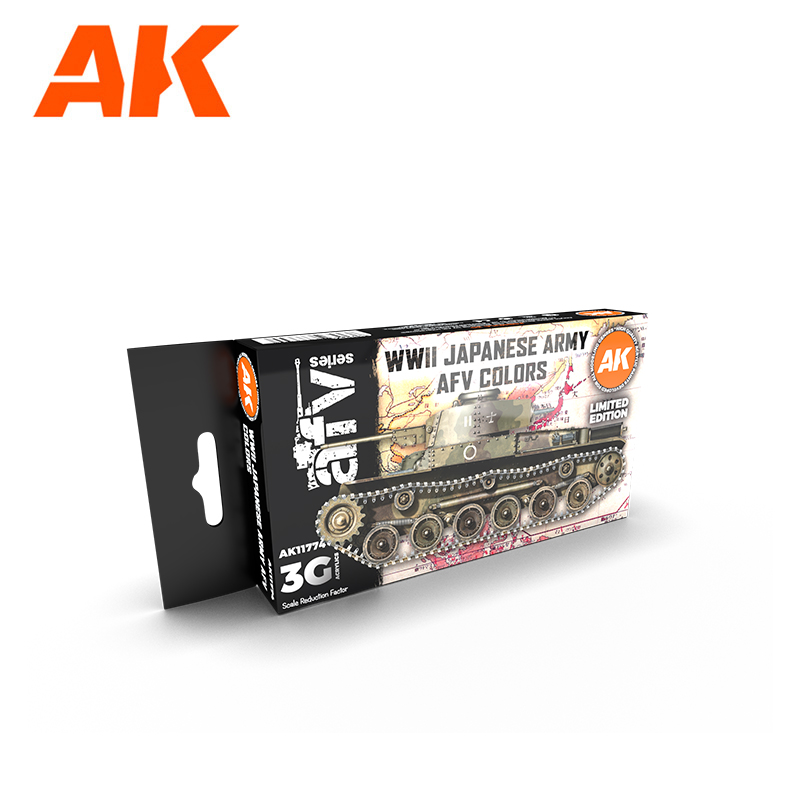 AK : WWII Japanese Army AFV Colors - Limited Edition │ 3rd Generation ...