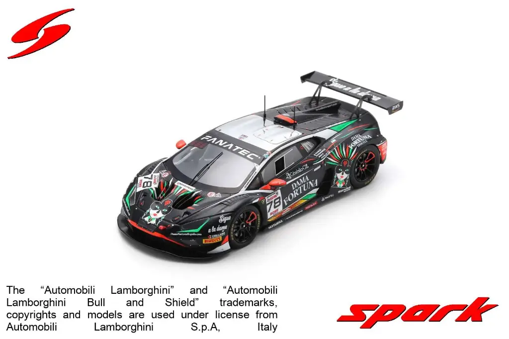 Spark : LAMBORGHINI Huracán GT3 EVO 2 N°78 Barwell Motorsport 24H Spa ...