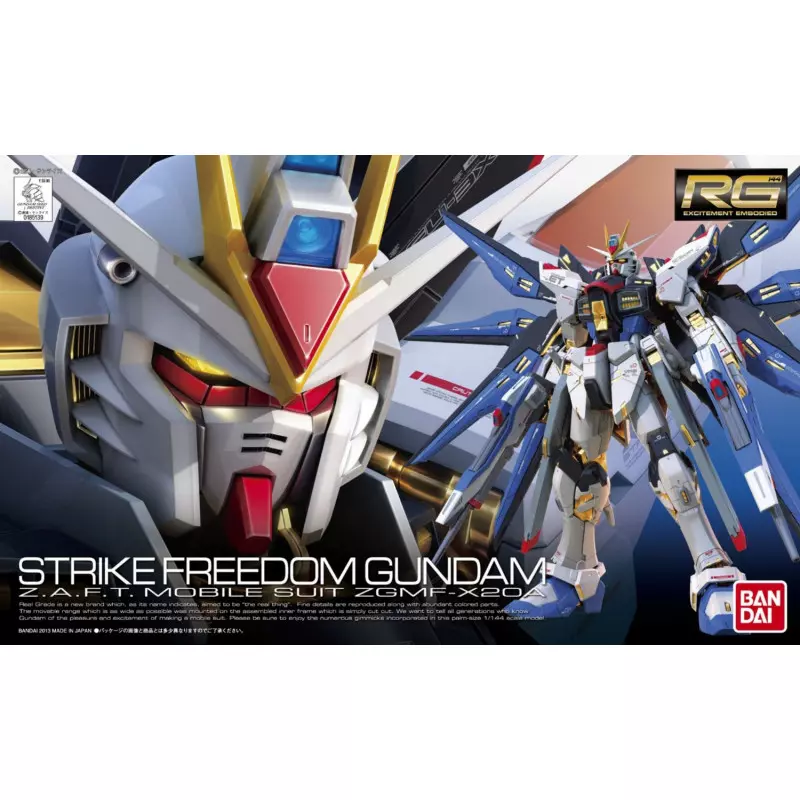 Bandai : Strike Freedom Gundam • Z.A.F.T. Mobile Suit ZGMF-X20A [RG][1/ ...