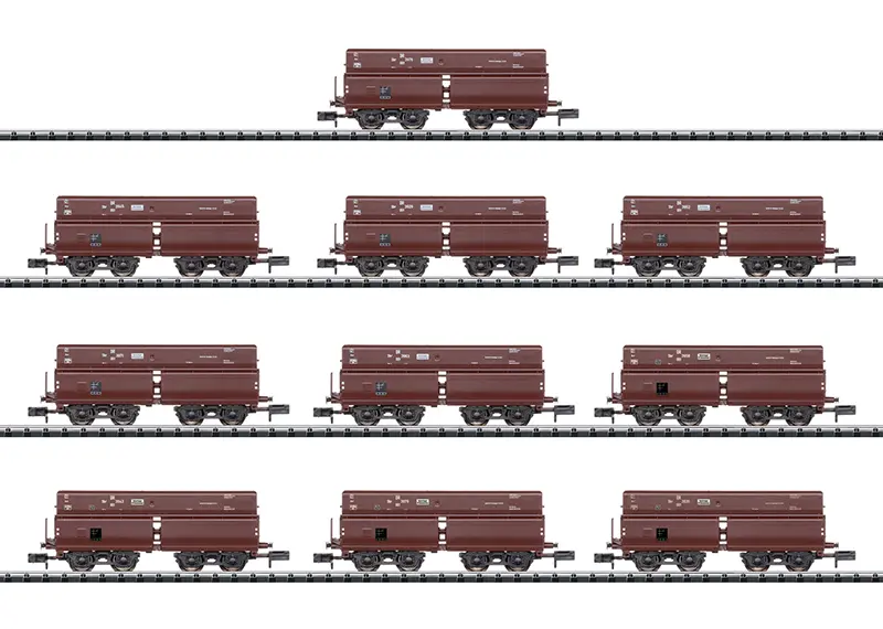 Minitrix : Set de 10 wagons à décharge automatique Erz IId | Hobby2000 ...