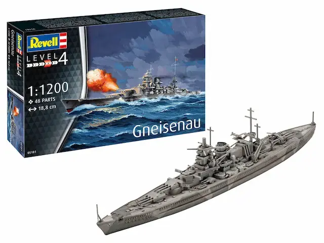 Revell : Gneisenau Starter Kit | Hobby2000 Modélisme