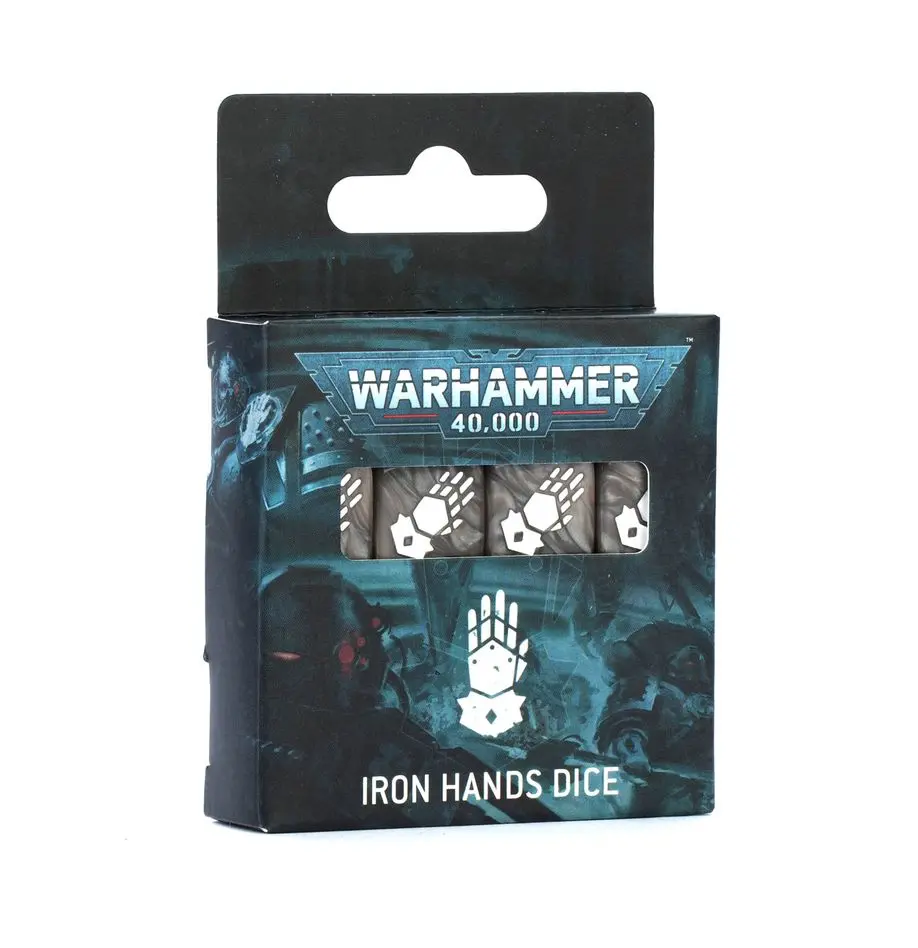 Iron Hands : Set de dès 2025 │ Warhammer 40.000 | Hobby2000 Modélisme